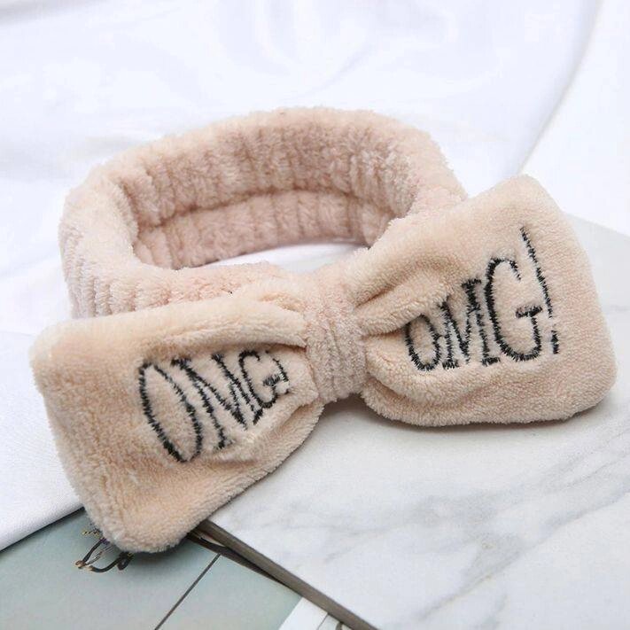 Повязка для волос, на голову OMG, для косметических процедур