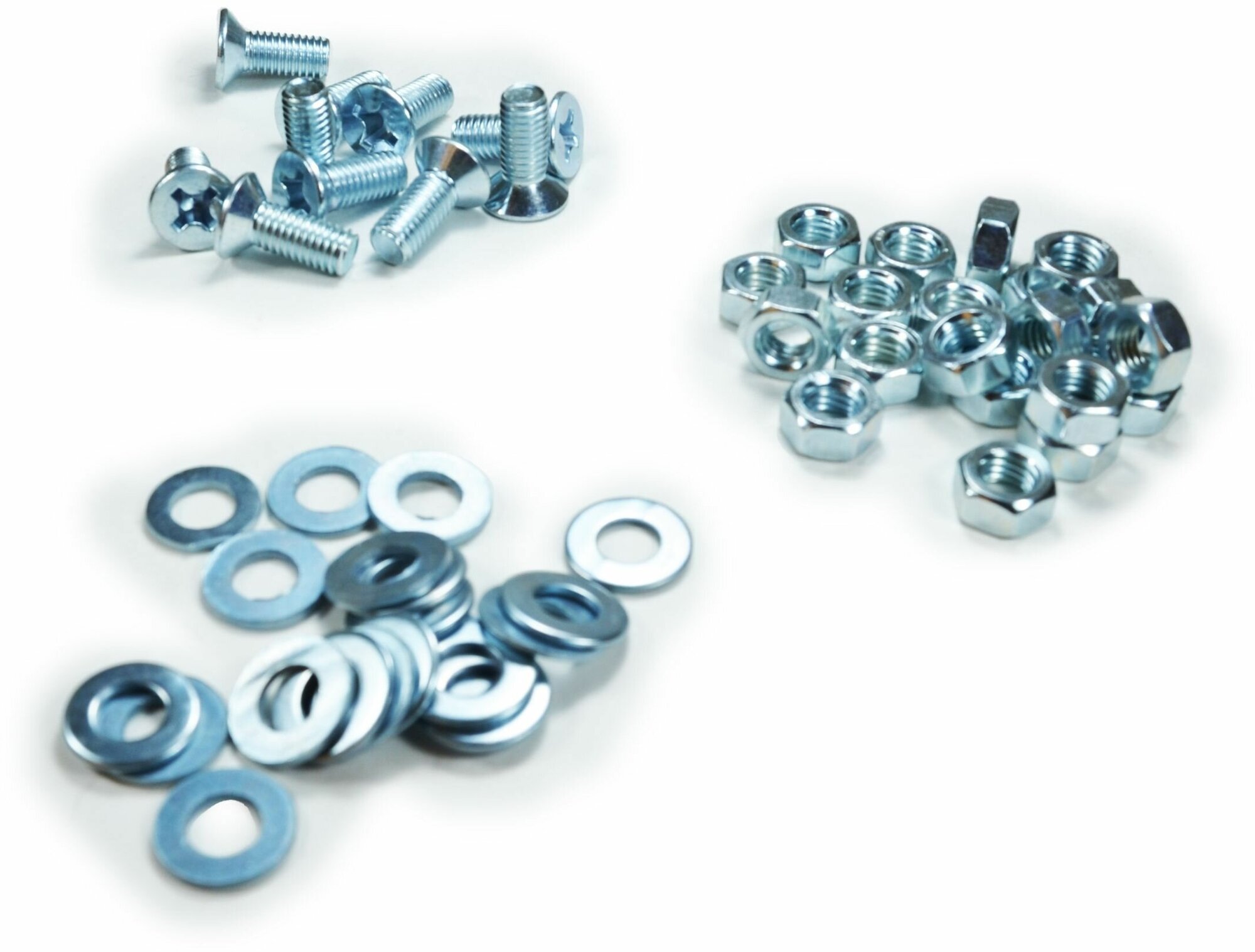Комплект винтов с гайкой и шайбой 5х10 50шт