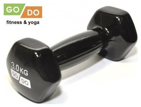 Гантель GO DO, винил, 3кг