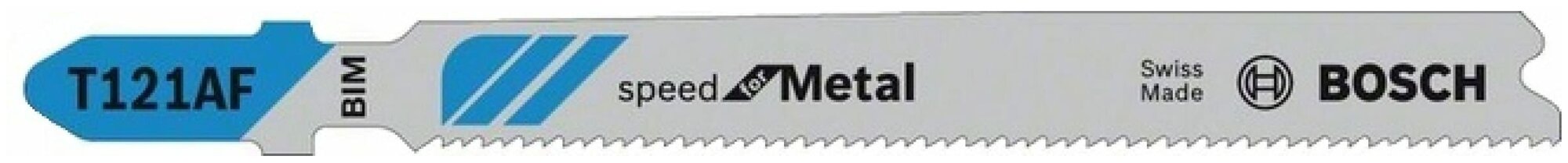 Набор 5 пилок T121 AF SpeedMetal Bosch 2608636713