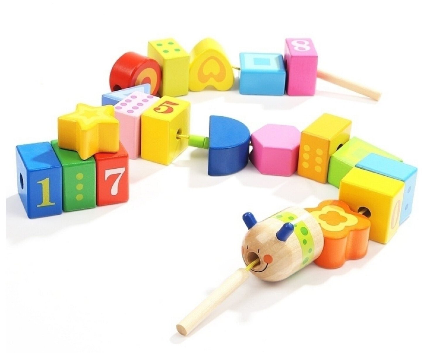 Сортер TopBright 7715 бусы шнуровка деревянные