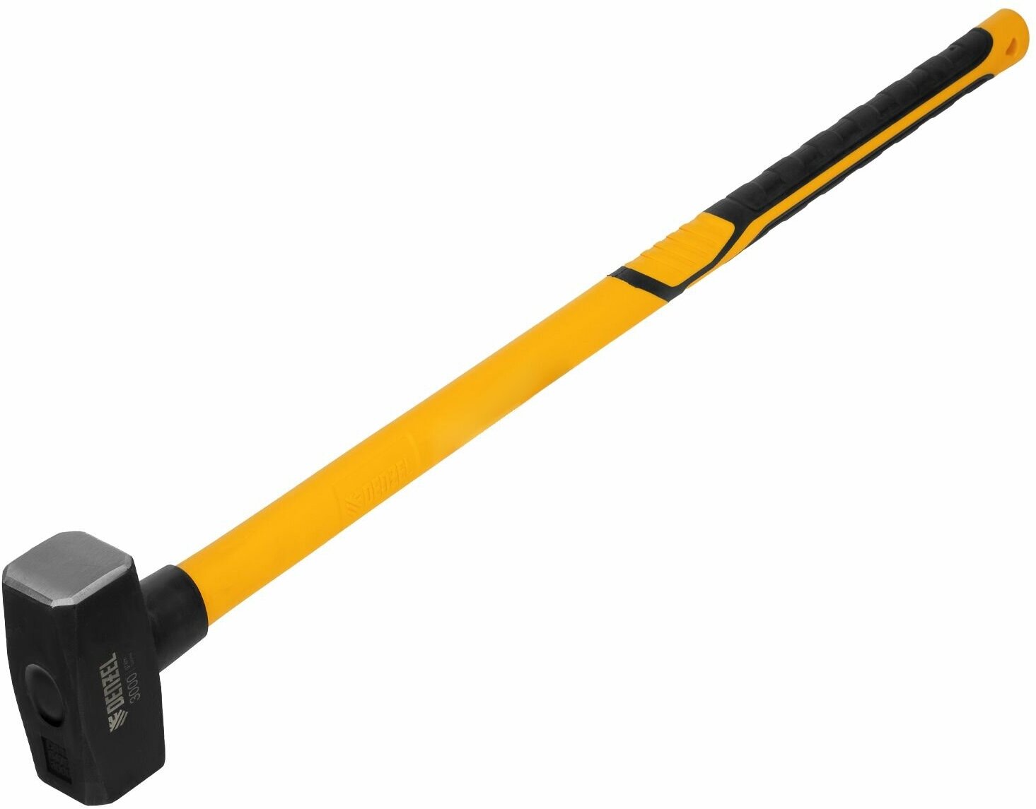 Кувалда 3000 г, кованая, фибергласовая рукоятка c TPR покрытием, 880 мм Denzel Новинка