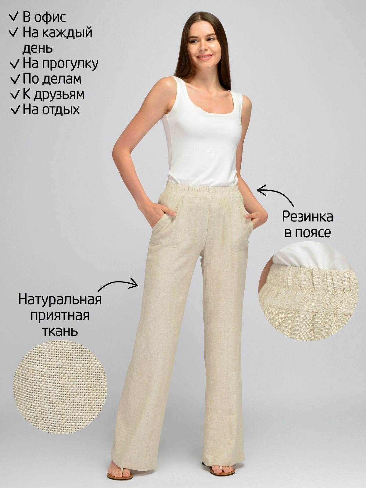 Брюки палаццо Базовая коллекция