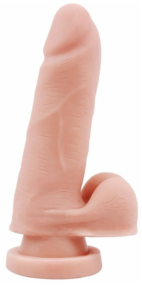 Телесный фаллоимитатор-реалистик Dual Density Dildo - 14,5 см.