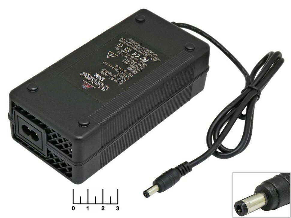 Зарядное устройство 14.6V 5A SJT-146500B импульсный (5.5*2.5) без шнура (LiFePO4)