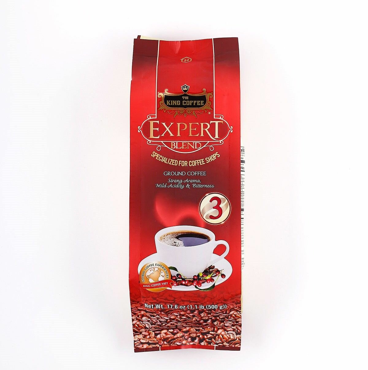Вьетнамский молотый кофе King Coffee Expert №3, серия Blend, 500г