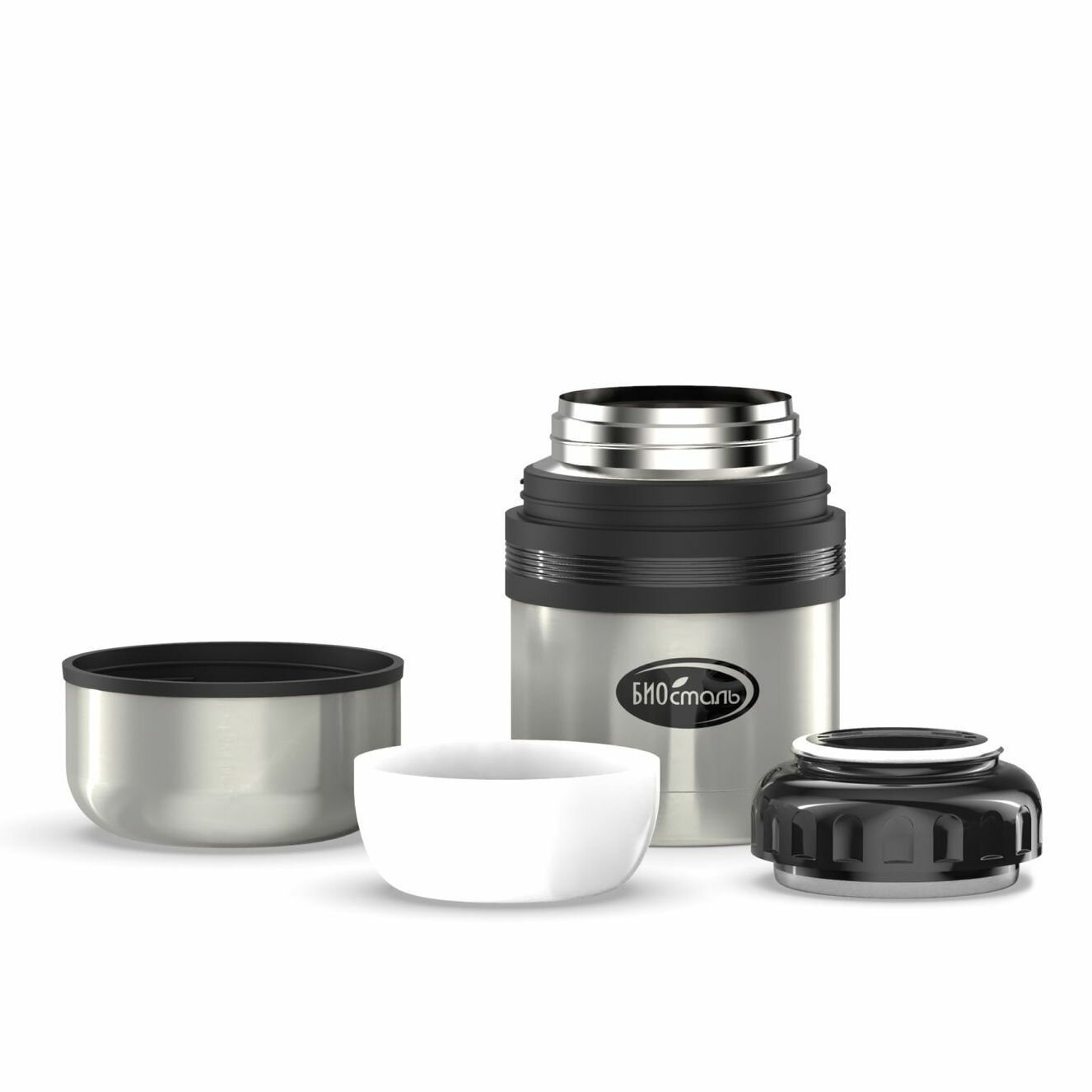 Термос Biostal 500 мл универсальный из нержавеющей стали, NG-500-1