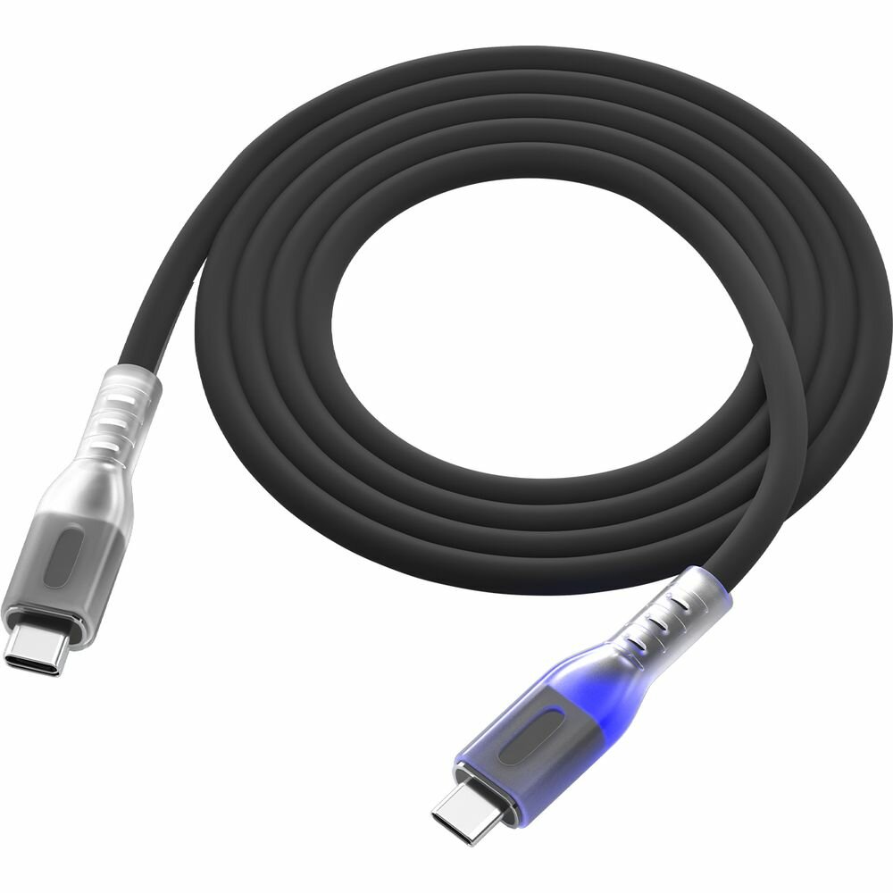 Кабель Red Line pro Shimmer USB-C to USB-C 1m Black