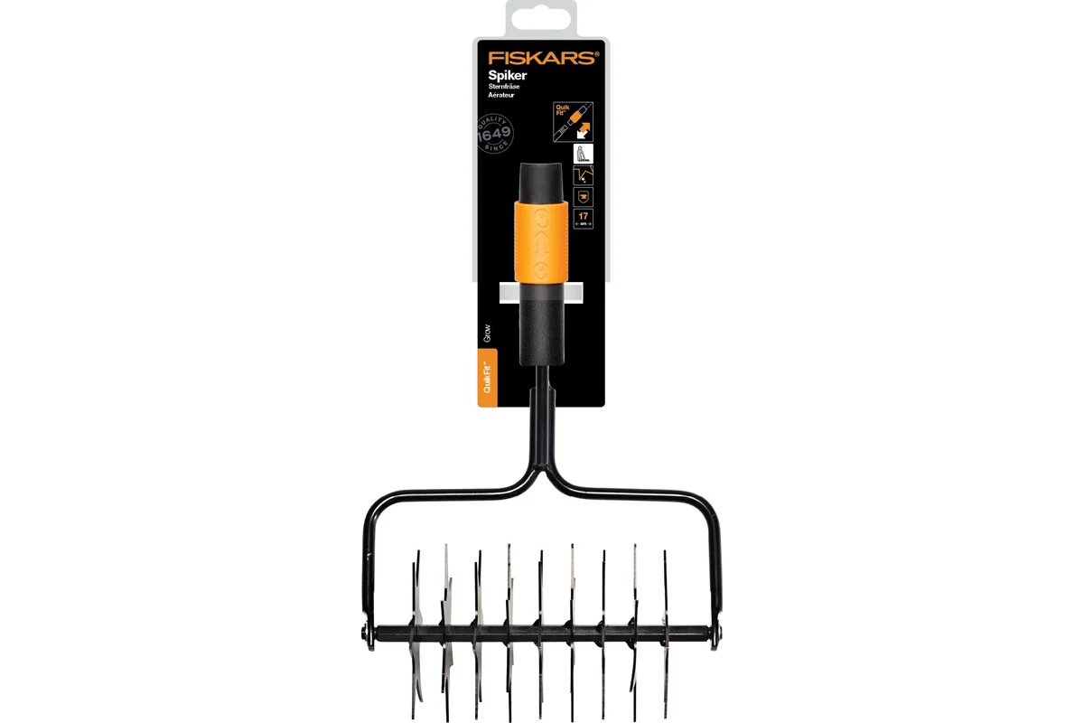 Культиватор ротационный FISKARS QuikFit (1000689), без черенка, длина 305 мм