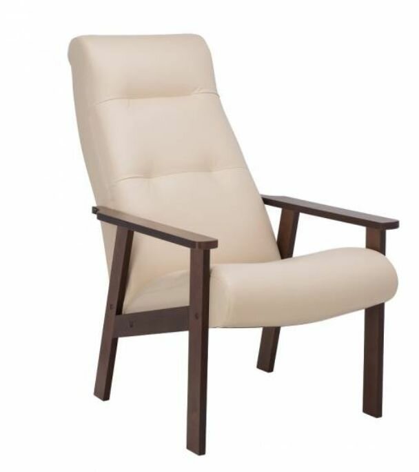 Кресло Leset Retro Орех, к/з Polaris Beige