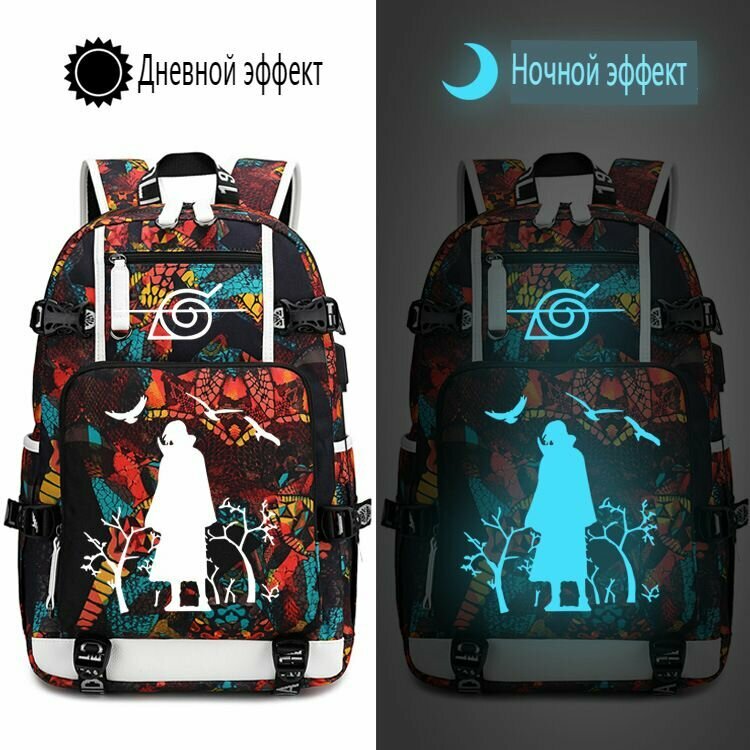 Аниме Рюкзак Наруто / NARUTO унисекс Арт подростковый школьный-FDBDS1515670927