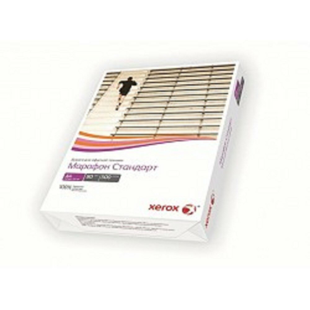 XEROX 450L90569 Бумага Марафон Стандарт А3, 80 г-м2, 500 л.143 CIE, C отпускается коробками по 5 пачек в коробке