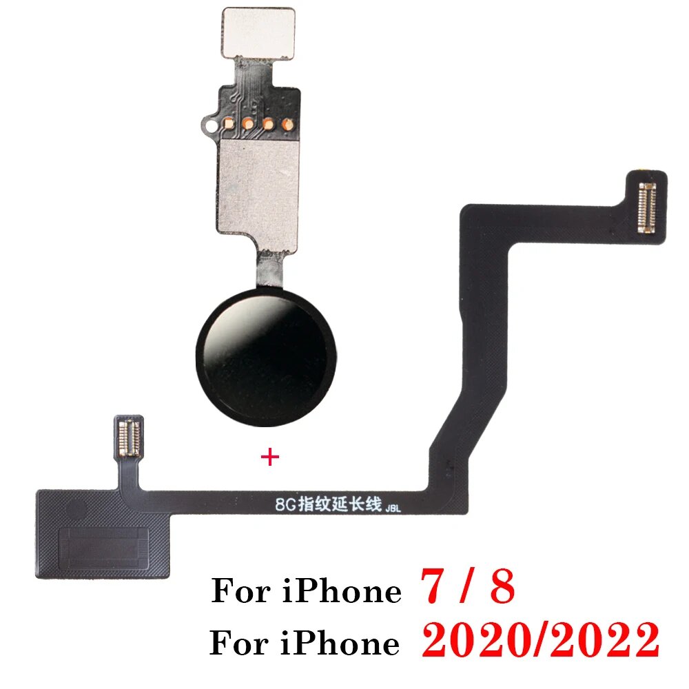 1 шт. новый для iPhone 7 8 Plus SE 2020 2023, кнопка возврата «Домой», разъем для подключения материнской платы, гибкий кабель, без Touch ID 7 8 black