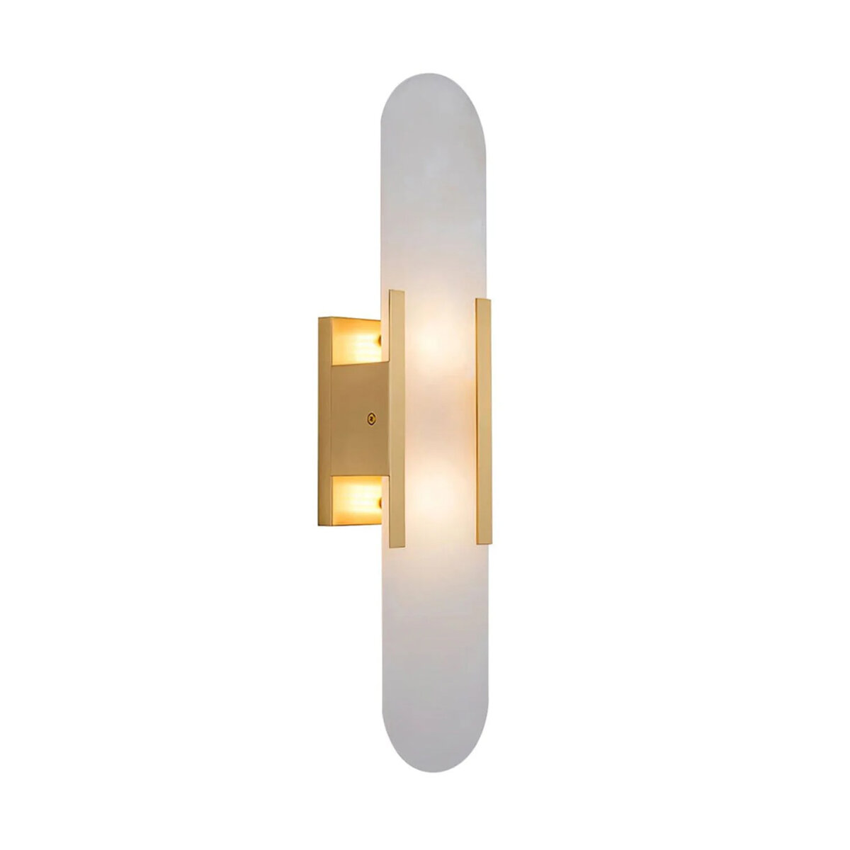 Настенный светильник Delight Collection Wall lamp F037/L gold/white, Белый/Золотой, g9 led, 2 x 6 Вт.
