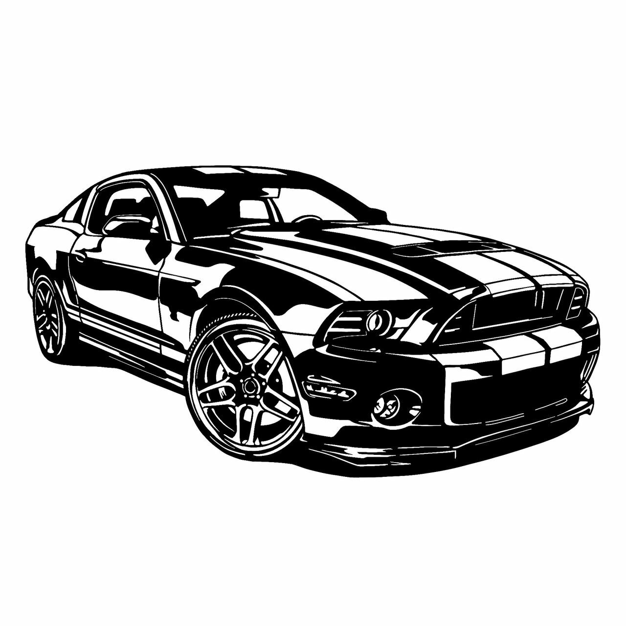 Панно Мустанг Шелби