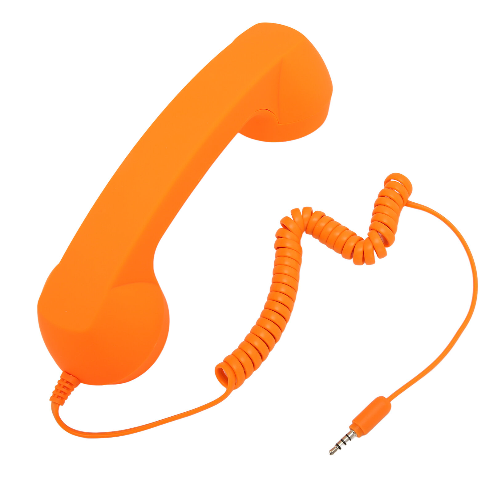 3,5 мм проводной телефонной трубки для смартфона и компьютера, Retro Gradiation Pression, Orange Color, мобильный телефон