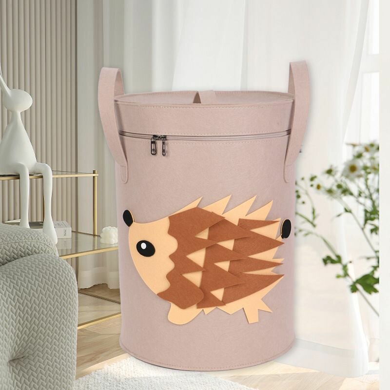 Корзина для хранения игрушек белья, органайзер, мешок, короб, складная корзина с крышкой, 52л**