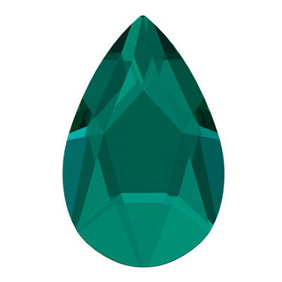 Страз клеевой 2303-EK53 8x5 мм кристалл изумрудный Emerald 205 в пакете для декора