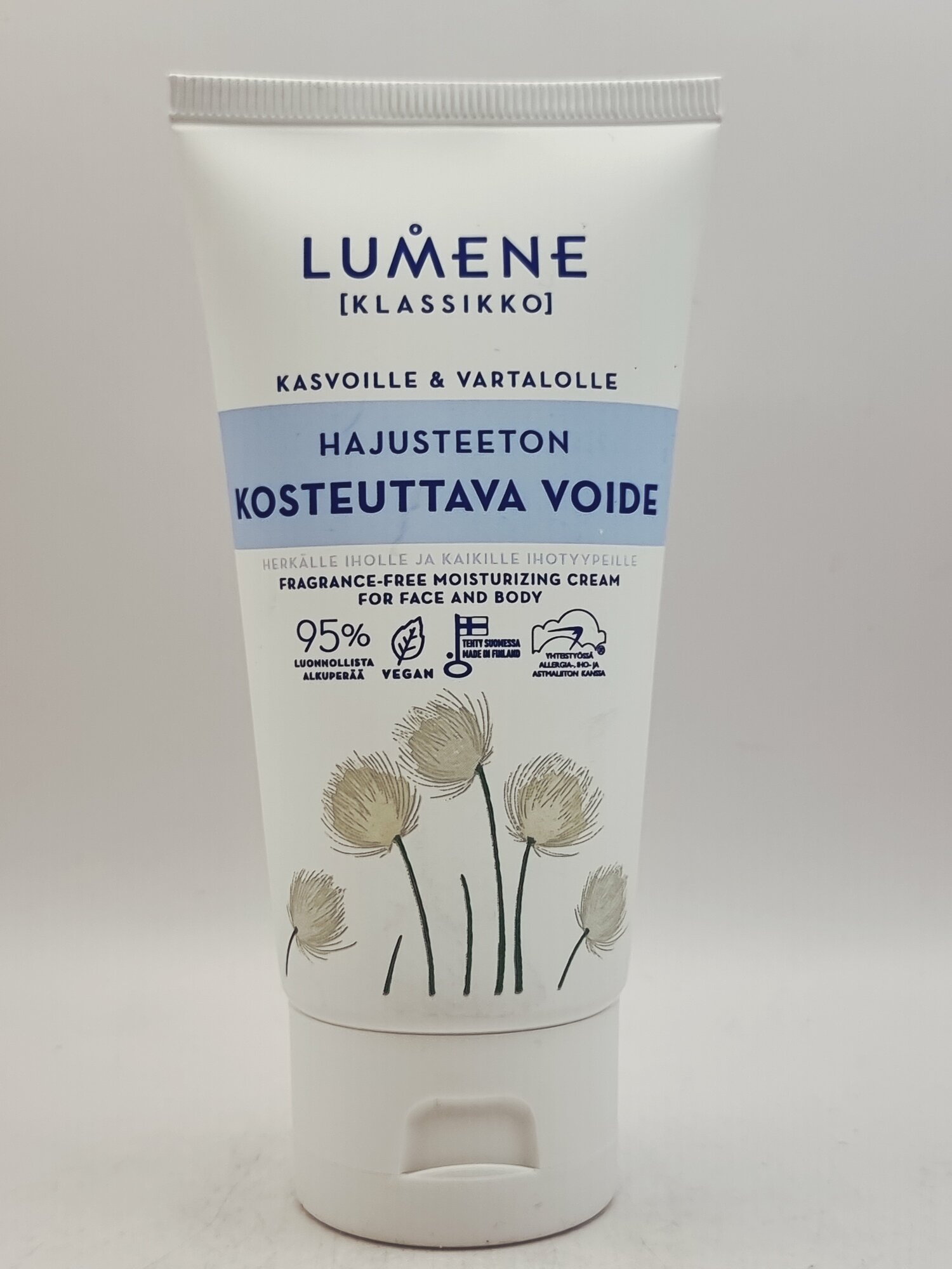 Lumene Klassiko Крем увлажняющий без отдушки Hajusteeton kosteuttavavoide 75 мл (из Финляндии)