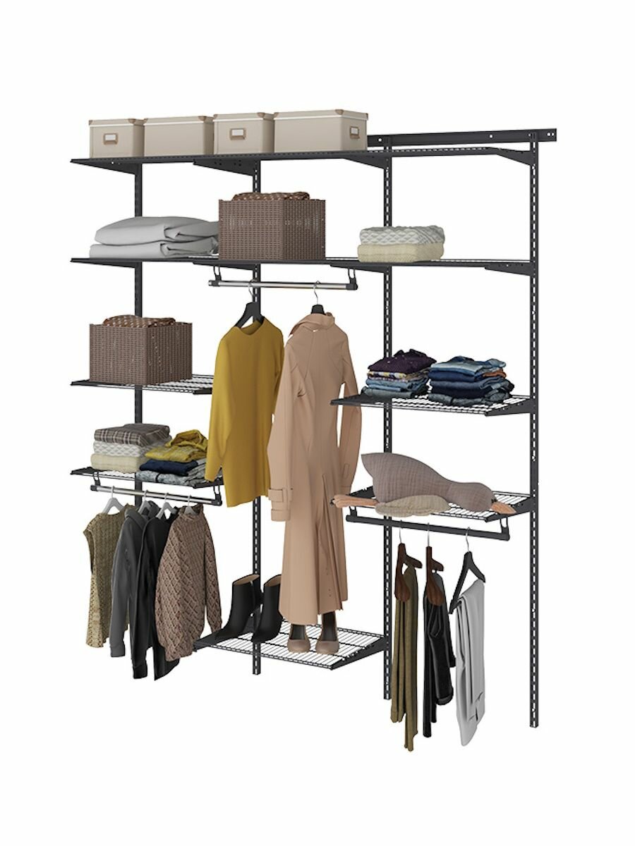 Гардеробная система практик Home Max G180 графит