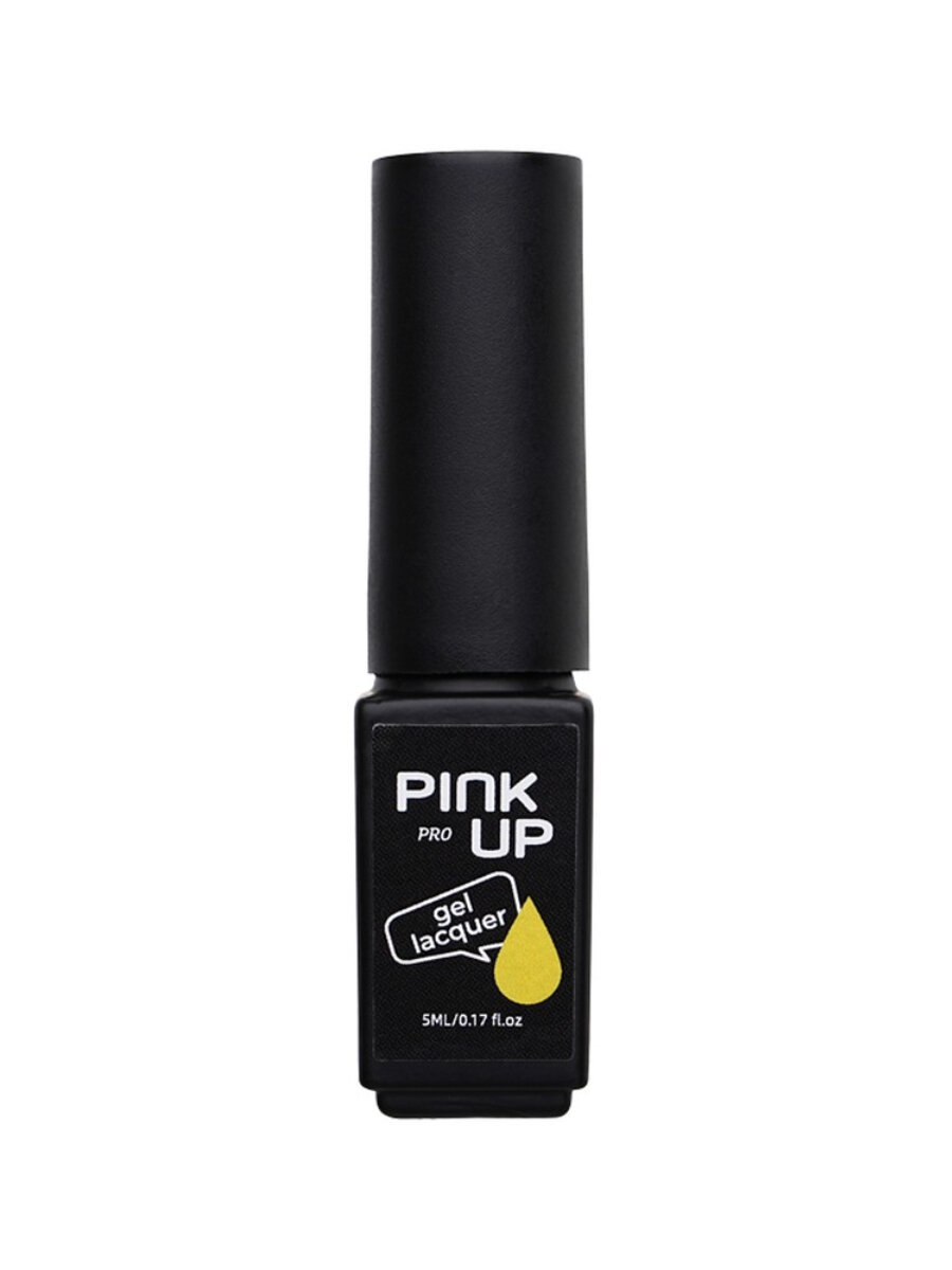 Гель-лак PINK UP "Mini Pro", UV/LED, тон 42, 5 мл, глянцевый, желтый