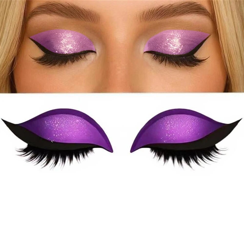 Ленивые тени для век и ресниц 2-в-1 Фиолетовый, Purple