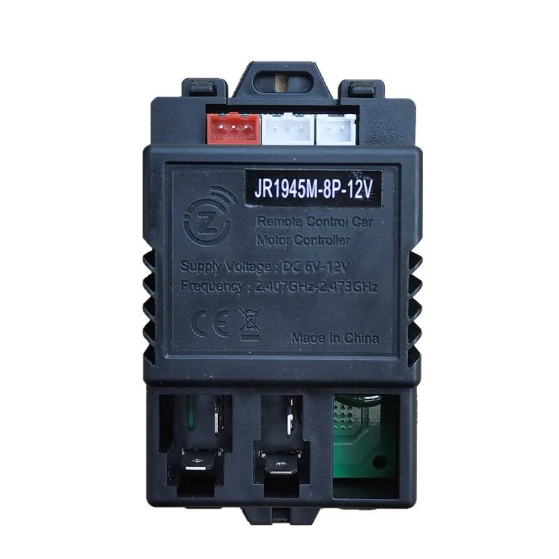 Контроллер детский электромобиль JR1945M-8P-12V Черный, JR1945M-8P-12V