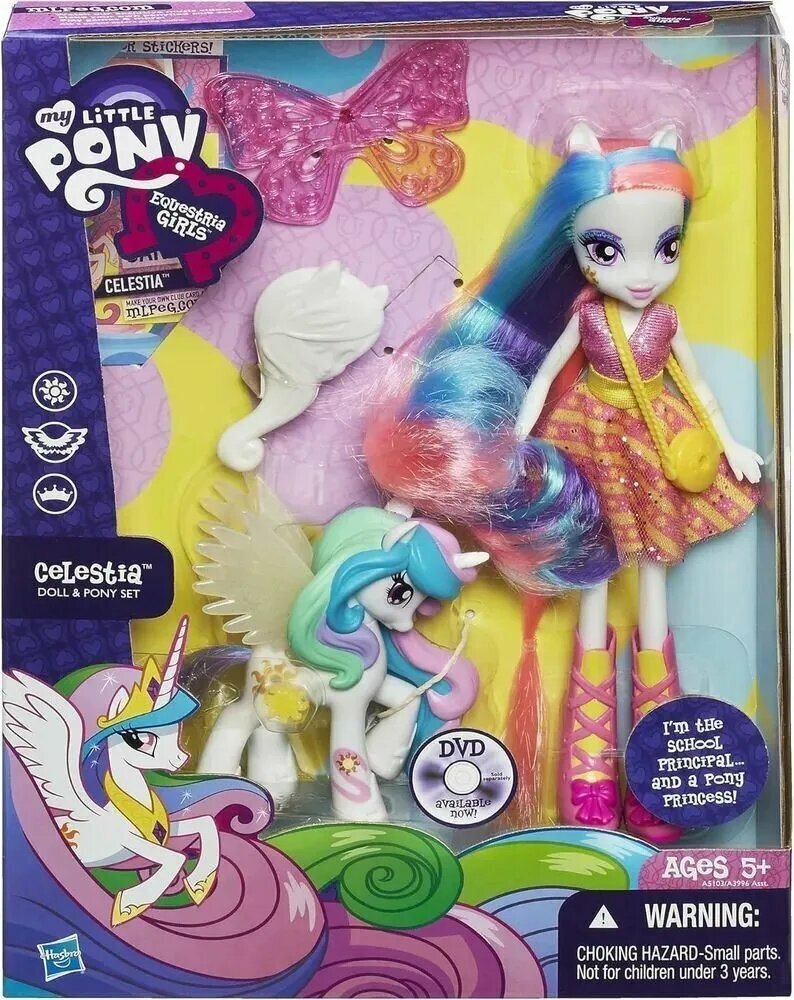 My Little Pony Маленькая пони Деревенская девочка, Celestia , игровые куклы, подарки для девочек