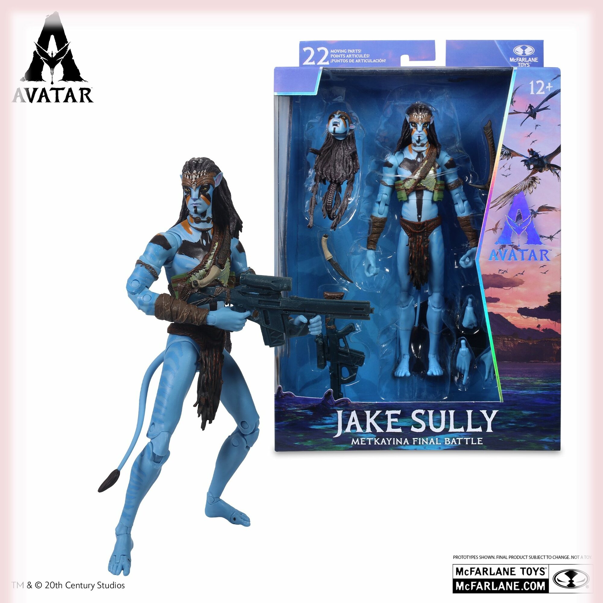 Аватар McFarlane Toys: огонь и зола (Quaritch, Neytiri, Varang & Jake Sully)7- дюймовая фигура действия