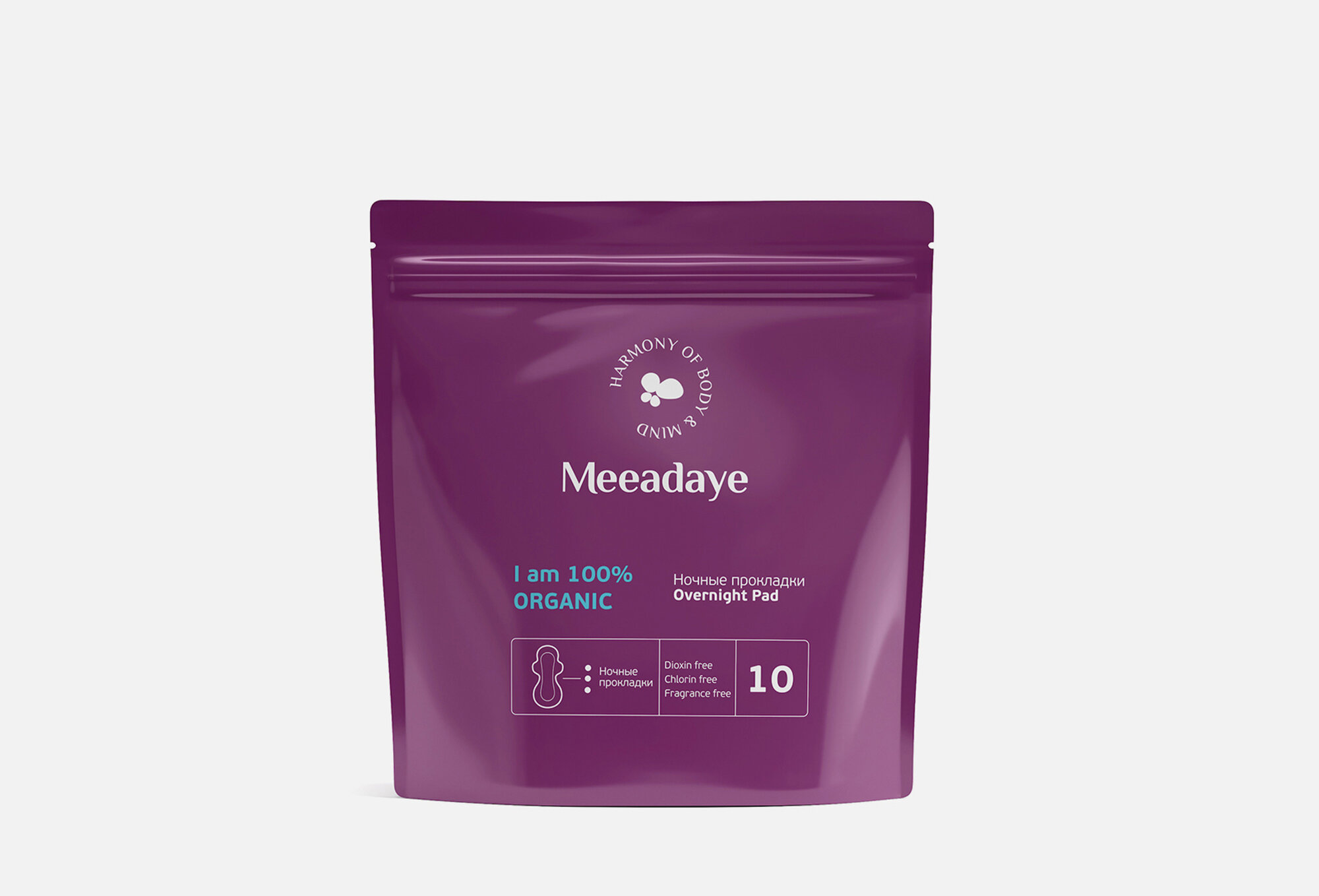 Ночные гигиенические прокладки MEEADAYE Overnight Pad