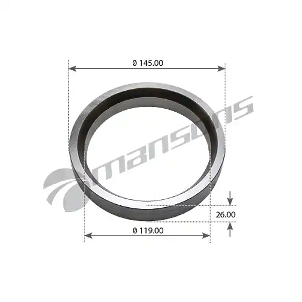 MANSONS 700289 обойма ступицы 119x145x26 \mb actros 746.210 / 213 / 748.590 / 951
