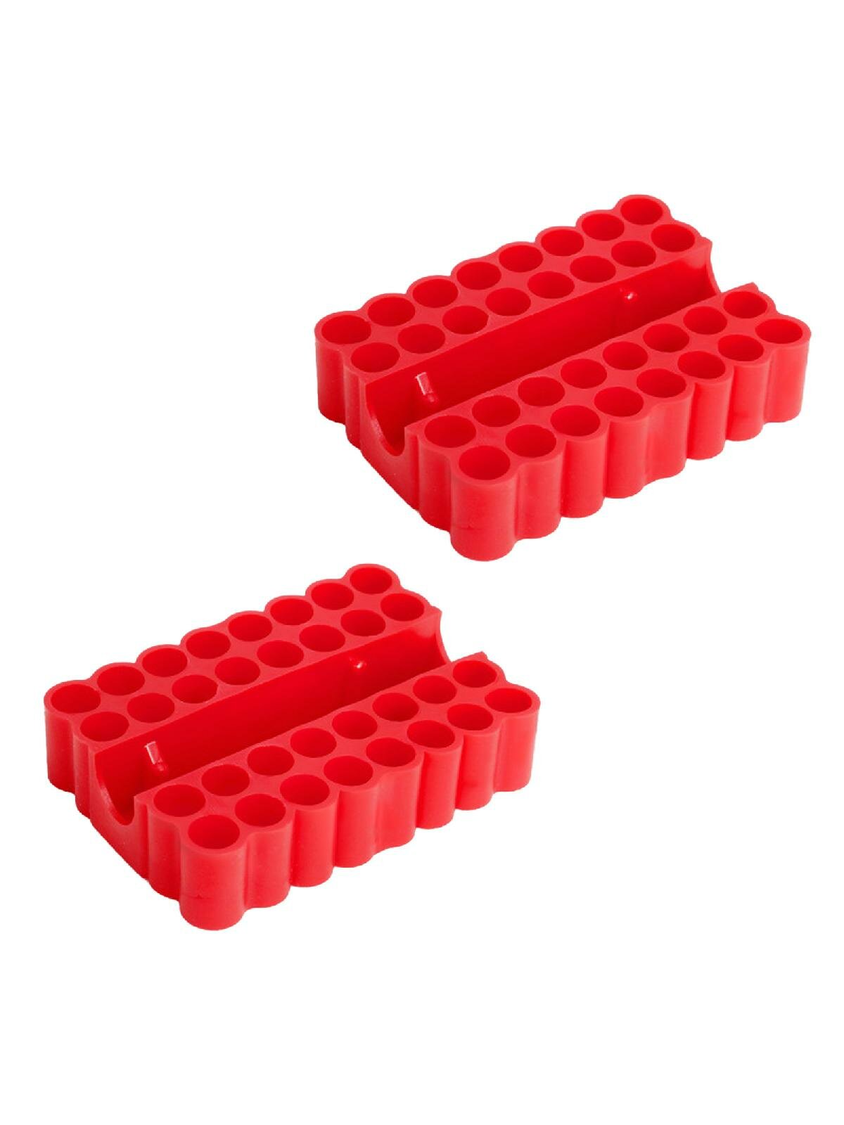 Органайзер для лотков для хранения сверл из мягкой резины Держатель для сверл с 32 отверстиями