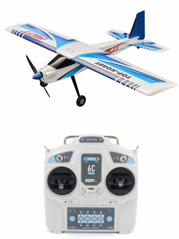 Радиоуправляемый самолет Riot Blue 1400mm RTF - TOP049C-BLUE