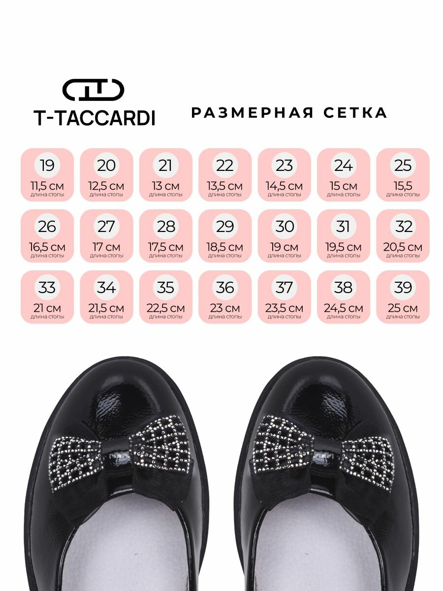 Туфли лодочки T.Taccardi Весна-лето 2026, размер 35, , черный — фото 1