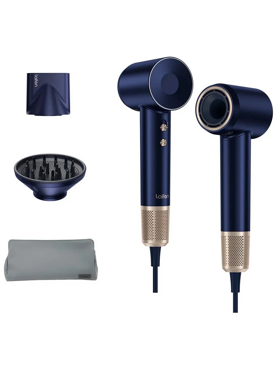 Фен Laifen SWIFT PREMIUM золотисто-синий, 1600Вт, 110 000 об/мин