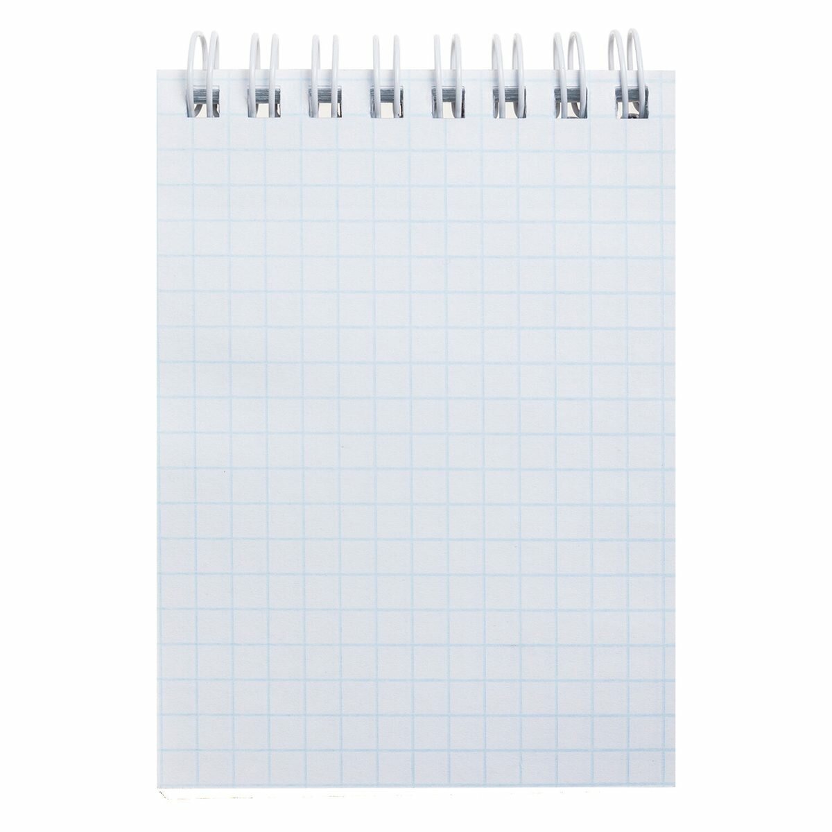 Блокнот 80л, А7 Hatber "LINE NEON", зеленый, клетка, спираль, пластик (80Б7В1гр_03034)