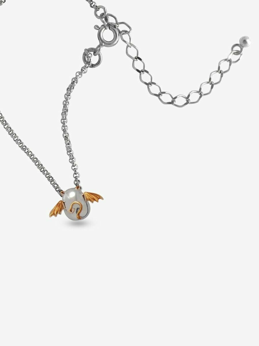 Колье FLEUR DE NEIGE JEWELRY, серебро, 925 проба, длина 45 см. — фото 1