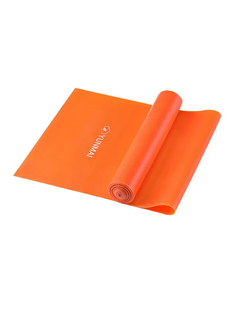 YUNMAI Резинка для фитнеса, йоги и пилатеса YUNMAI 0.45mm YMTB-T401 оранжевый