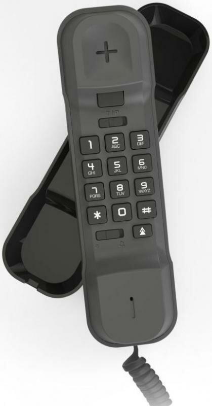 Телефон проводной ALCATEL T06 ATL1415582, черный