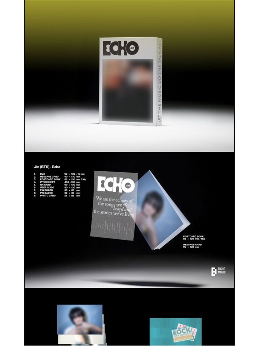 Альбомы Jin (BTS) - 2nd Mini Album 'Echo'