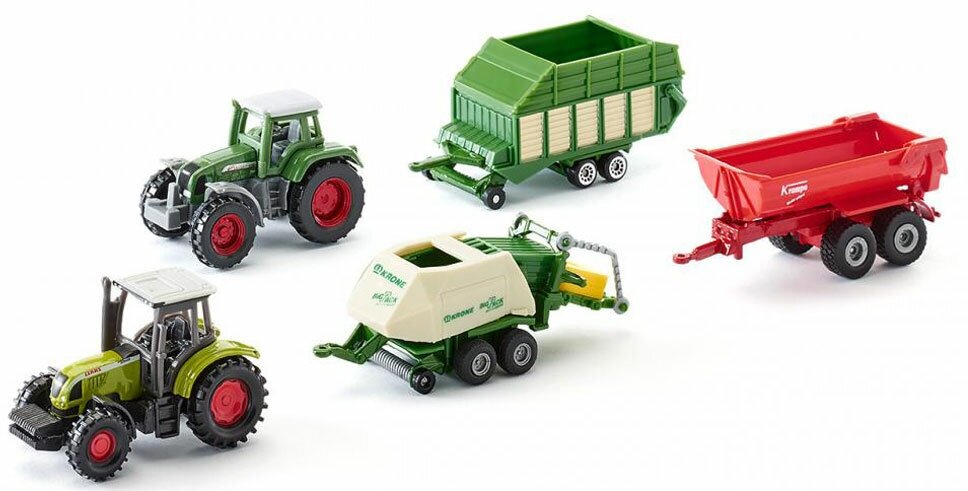 Набор машинок Siku Сельскохозяйственная техника (5 машин) 1:55 (уценка)