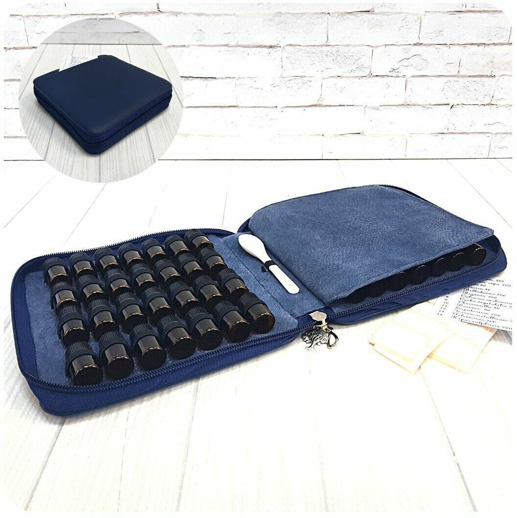 Аптечка, пенал, кейс для хранения и транспортировки гомеопатических препаратов на 56 флаконов