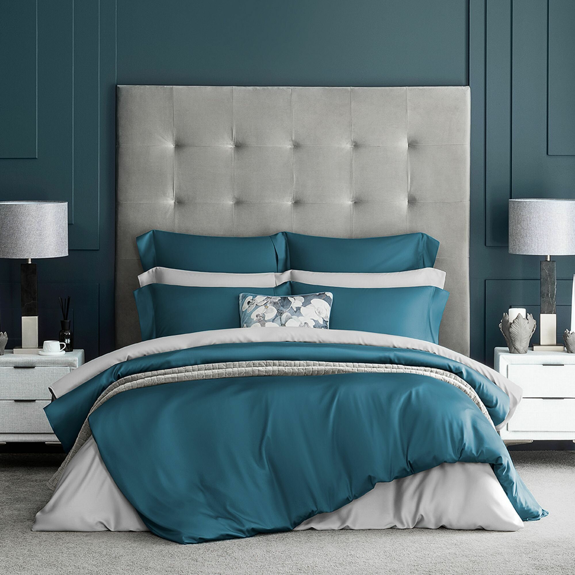 Togas Комплект постельного белья семейный "Сенса" 145x200-2/260x270/50x70-2 Sensotex, эвкалиптовое волокно