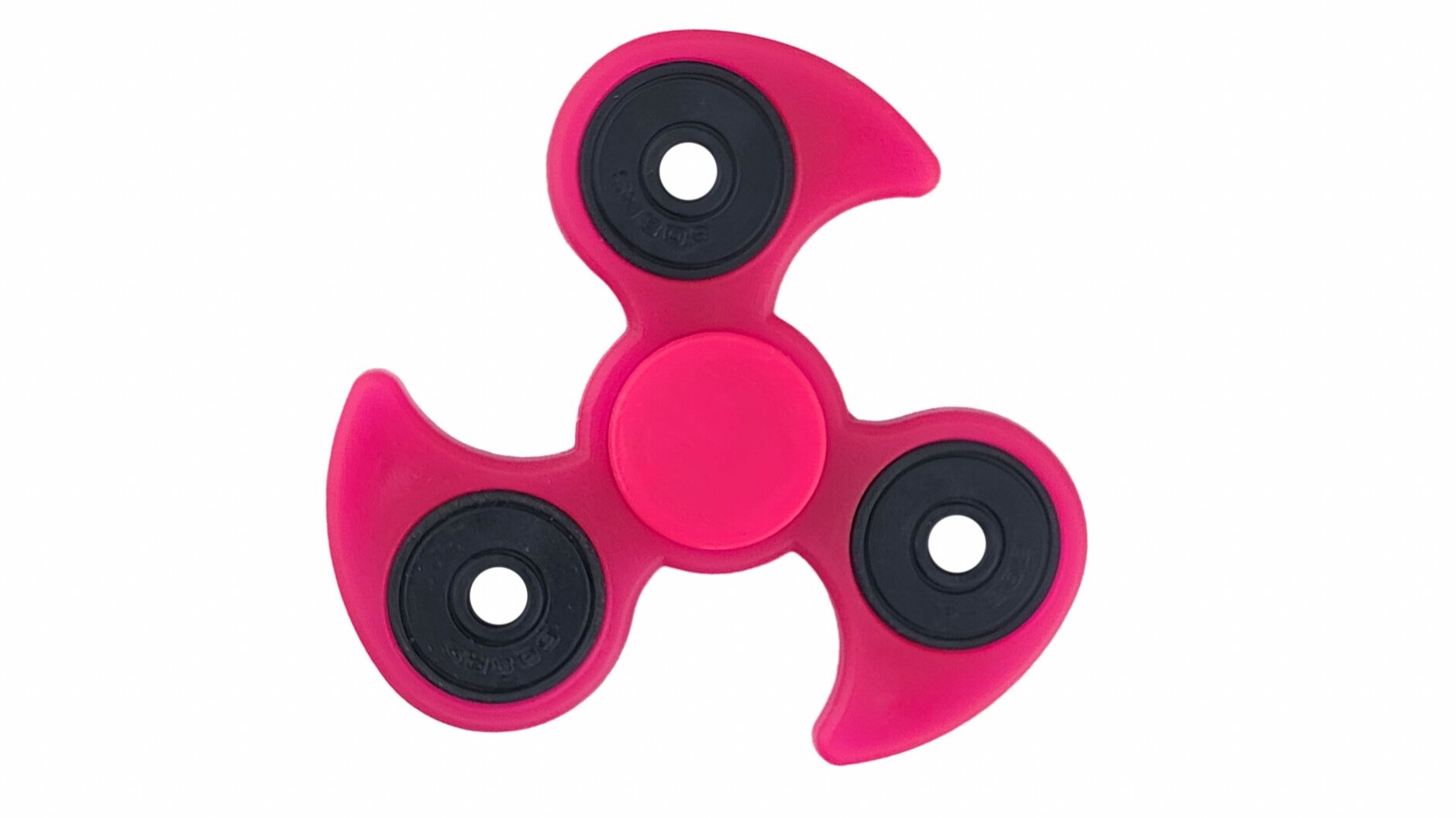 Спиннер Weizhikang "1239-3-PINK", светящийся, антистресс, металл/пластик, 1-3 г