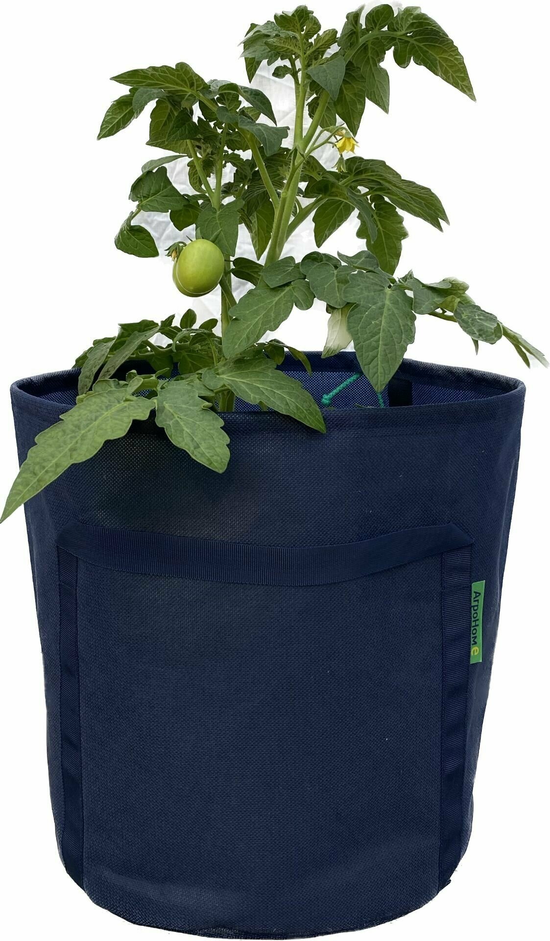 Мешок для растений, домашний горшок 30л, синий, плотность 100 г/м2