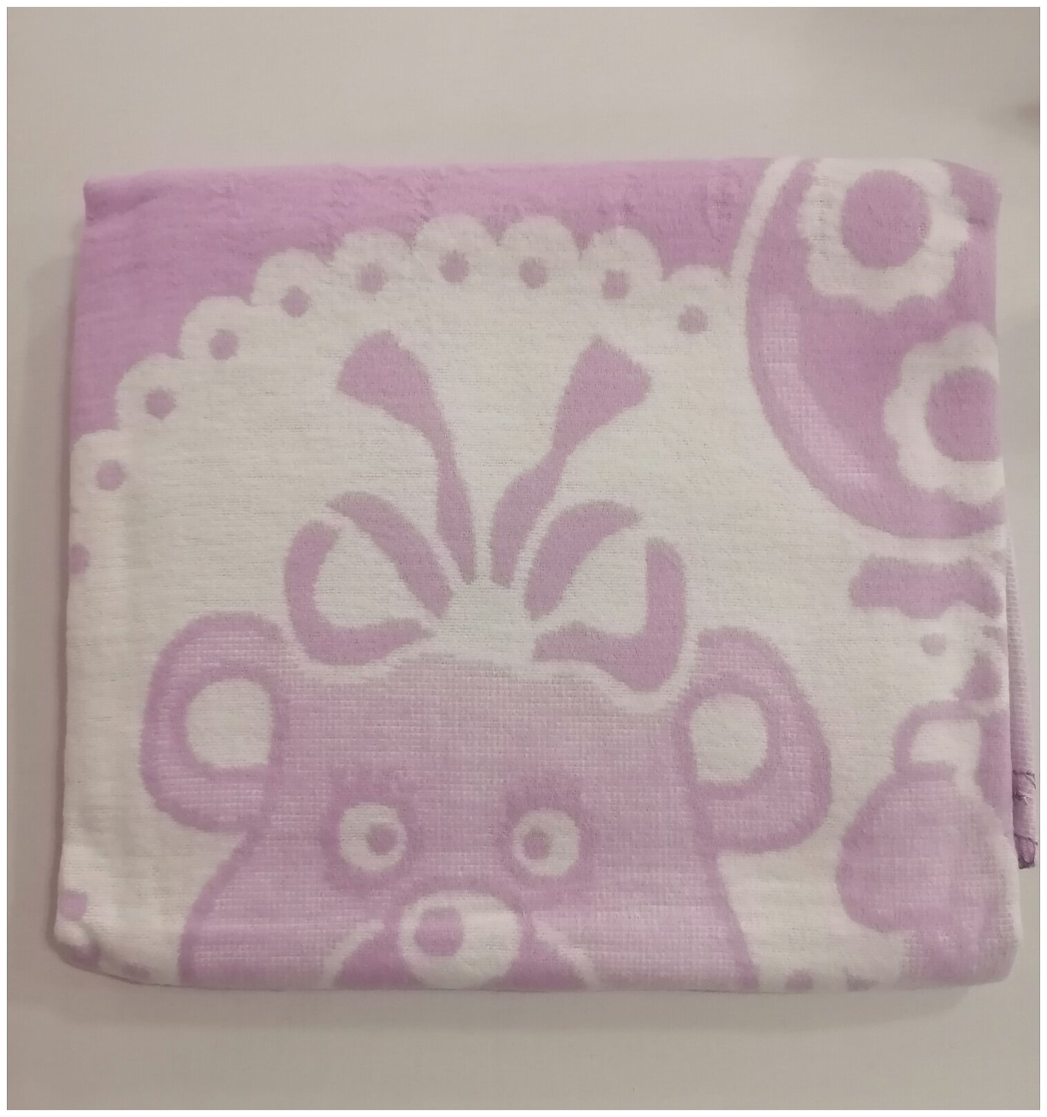 Одеяло байковое детское (57-6ЕТЖ) цветное 118-100