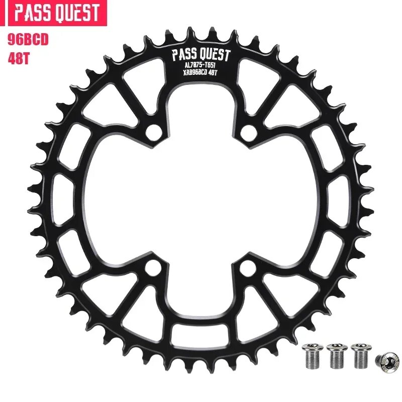 PASS QUEST Асимметричная звезда 96BCD для M7000 M8000 M9000 M5100 Черный, BLACK 48T