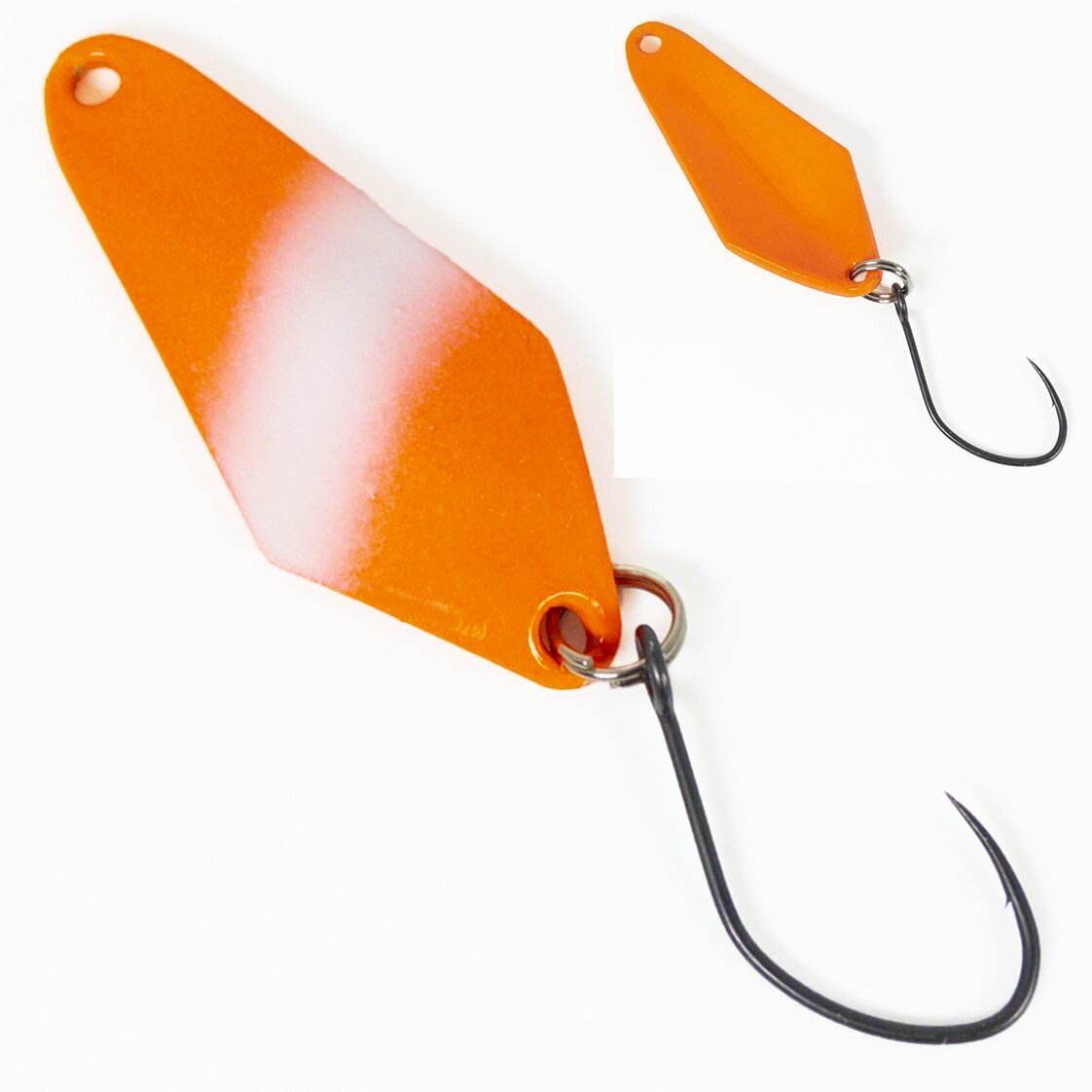 Блесна колебалка Зябликов Ромбик 3.2cм. 2.8гр fluo