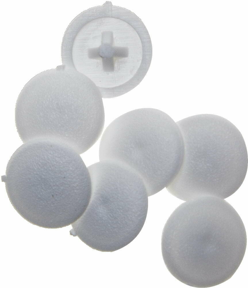 Заглушка под шуруп ЗУБР шлиц №2, цвет белый, 40шт 4-308156-3