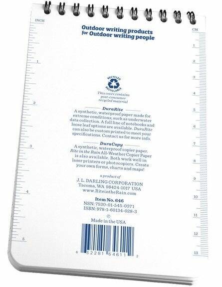 Блокнот непромокаемый 10x15 см 646 Rite in the Rain